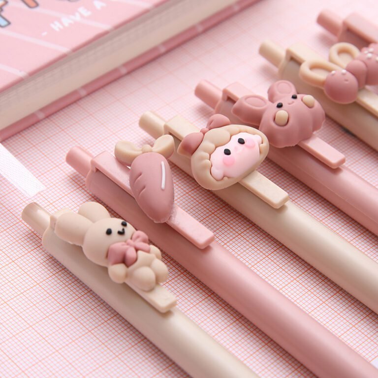 Kawaii Pink Cute Ballpoint Pen - LoliFairies Kawaii Shop