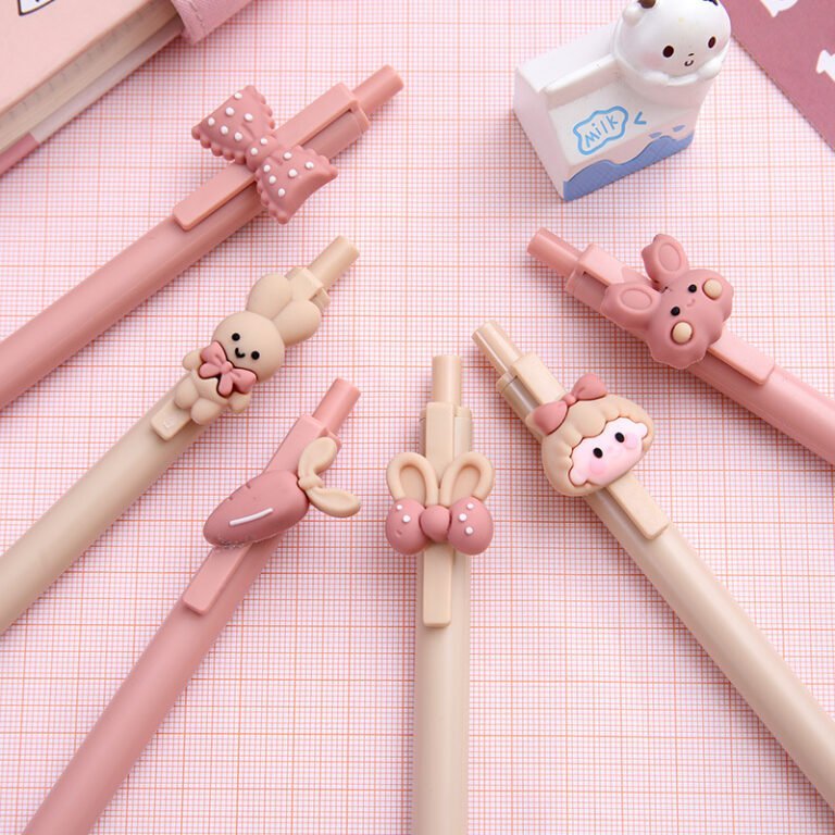Kawaii Pink Cute Ballpoint Pen - LoliFairies Kawaii Shop