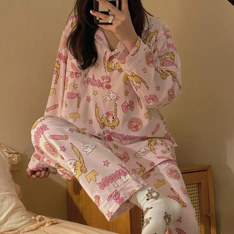 Kawaii Japanese Anime Sailor Moon Pajamas – LoliFairies Kawaii Shop