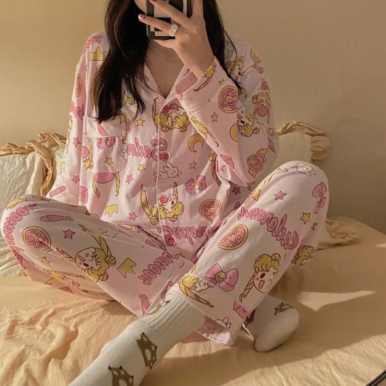 Kawaii Japanese Anime Sailor Moon Pajamas – LoliFairies Kawaii Shop