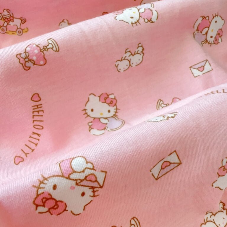 Kawaii Sanrios Pinky Hello Kitty 100% Cotton Pajamas – LoliFairies ...