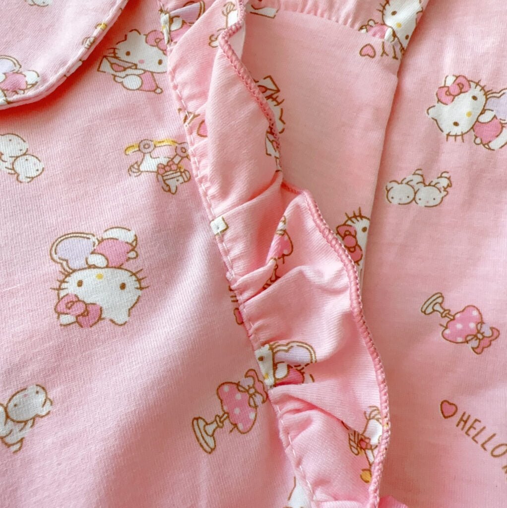 Kawaii Sanrios Pinky Hello Kitty 100% Cotton Pajamas – LoliFairies ...