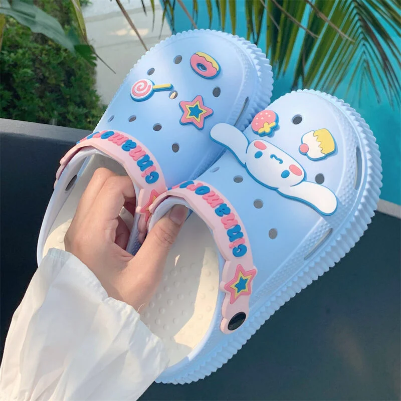 Kawaii Sanrio My Melody Elevator Crocs Sandals – LoliFairies Kawaii Shop